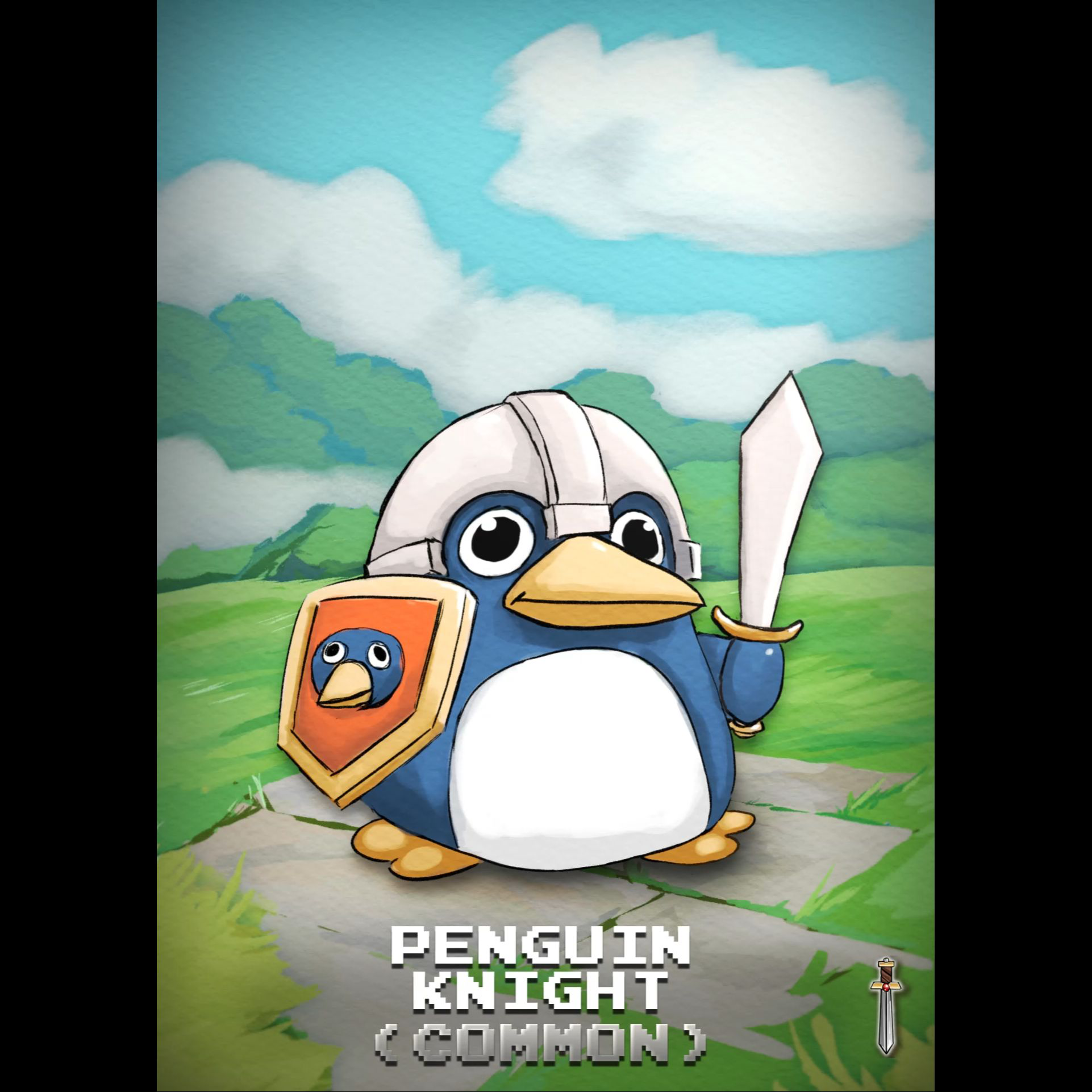 Penguin Knight #320 | Genesis Kaiju | Kaiju Cards | Treasure Market